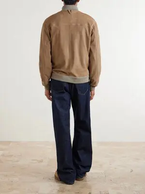 VALSTAR Valstarino Suede Jacket - Neutrals