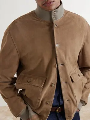 VALSTAR Valstarino Suede Jacket - Neutrals