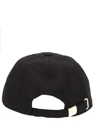 Versace Baseball Cap With Logo - Black
