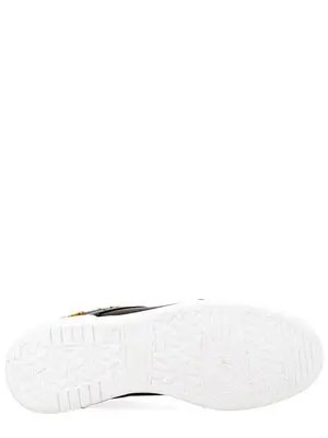 Versace Logo Detail Sneakers - Black