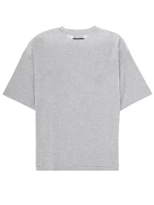 Dsquared2 T-shirt Con Stampa - Grey