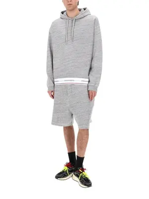 Dsquared2 Oversized Logo Shorts - Grey