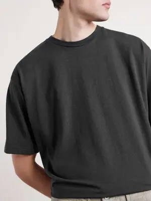 A.PRESSE Cotton And Cashmere-blend T-shirt