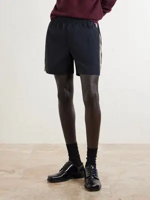 Burberry Straight-leg Shell Shorts - Black