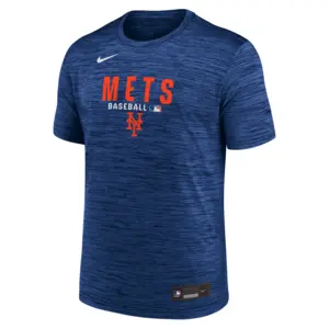 Nike New York Mets Authentic Collection Dri-fit Mlb T-shirt - Blue