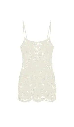 HAELO Crochet Mini Slip Dress