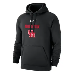 Nike Houston Club Fleece College Hoodie - Black