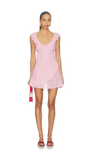 Frankies Bikinis Be Mine Chiffon Mini Dress - Love Drop