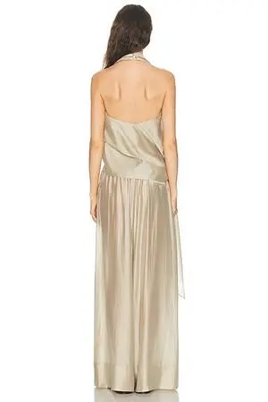 ENTIRE STUDIOS Fluid Top With Halterneck