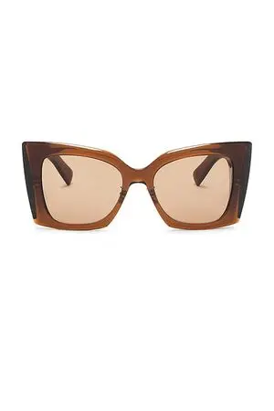 Saint Laurent Monogram Blaze Cat Eye Sunglasses
