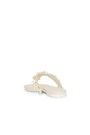 Simkhai Embellished Thong Sandals - Alabaster