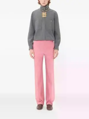 Valentino Garavani Mouliné Wool Shirt Jacket