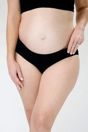 BLUSH & BASHFUL Low Rise Bikini Bottom - Black