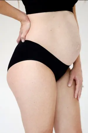 BLUSH & BASHFUL Low Rise Bikini Bottom - Black