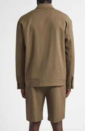 GOLDEN GOOSE Journey Luther Virgin Wool Gabardine Coach's Jacket - Cub