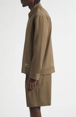 GOLDEN GOOSE Journey Luther Virgin Wool Gabardine Coach's Jacket - Cub