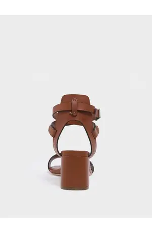 Marion Parke Brett Nappa Block Heel Sandal