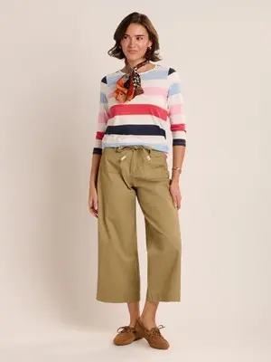 BRAKEBURN Striped 3/4 Sleeve T-shirt