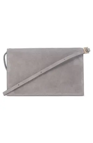 TOM FORD Mini Aube Suede Shoulder Bag - Cloudburst