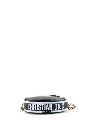 Dior Vibe Cannage Quilt Lambskin Mini Hobo Bag