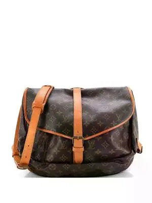 LOUIS VUITTON Saumur 35 Crossbody Bag Monogram Canvas