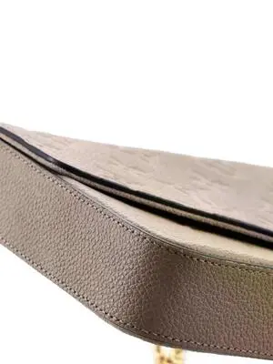 LOUIS VUITTON Felicie Pochette Monogram Empreinte Leather Crossbody Bag - Neutrals