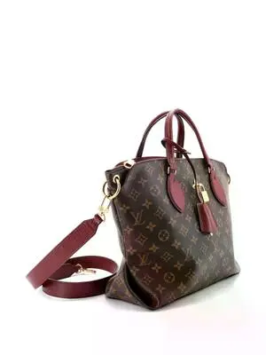 LOUIS VUITTON Flower Zipped Tote Monogram Canvas Mm Shoulder Bag - Brown