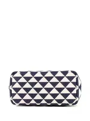 Prada Symbole Jacquard Small Tote Bag