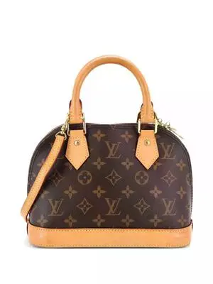 LOUIS VUITTON Alma Bb Crossbody Bag Monogram Canvas - Brown