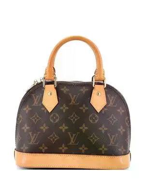 LOUIS VUITTON Alma Bb Crossbody Bag Monogram Canvas
