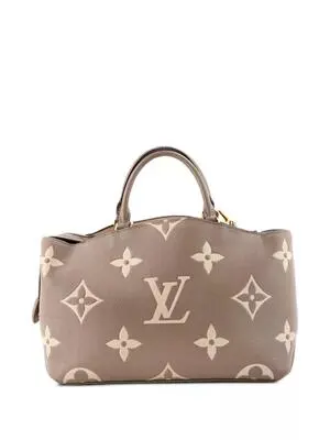 LOUIS VUITTON Petit Palais Bicolor Monogram Empreinte Giant Satchel - Neutrals