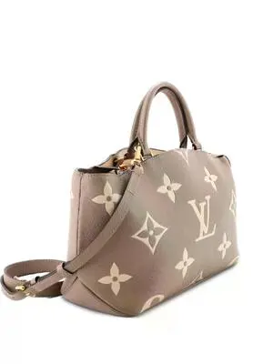 LOUIS VUITTON Petit Palais Bicolor Monogram Empreinte Giant Satchel - Neutrals