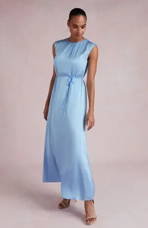 Ted Baker London Gathered Neck Maxi Dress