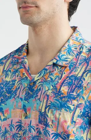 BOARDIES Havana Print Camp Shirt