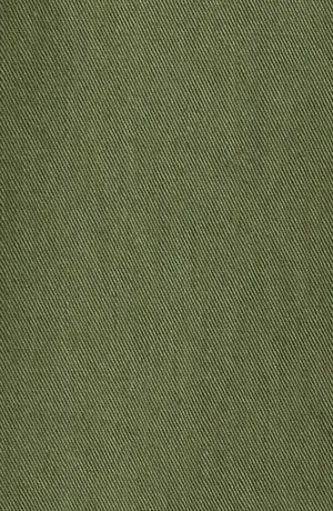 SERVICE WORKS Border Embroidered Short Sleeve Button-up Shirt - Olive