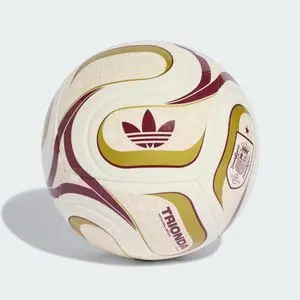 Adidas Trionda Spain Away Club Ball - Off White / Team Coll Burgundy 2 / Gold Metallic