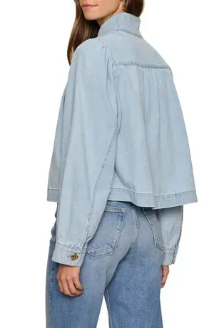 Sanctuary Puff Sleeve Denim Jacket