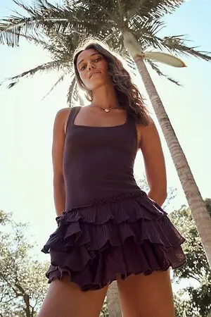 Free People Beach Babe Romper - Fudge