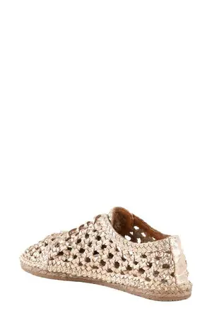 Seychelles Gemini Woven Espadrille - Gold