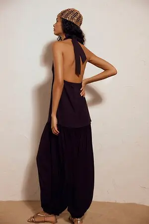 Free People Bretten One-piece Jumpsuit - Bitter Bark