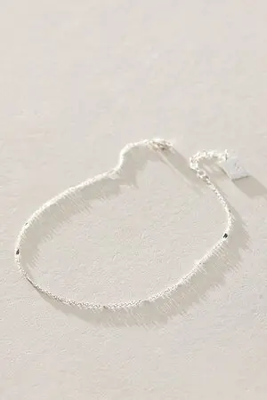 MIRANDA FRYE Window Delicate Anklet - Silver