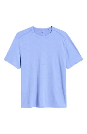 Tommy Bahama Sand Wave Slub Cotton Blend T-shirt - Grape Pools