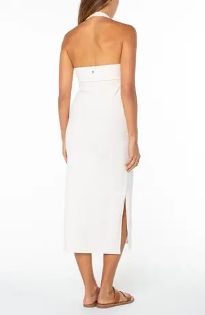 Roxy Stretch Cotton Midi Dress - Dew