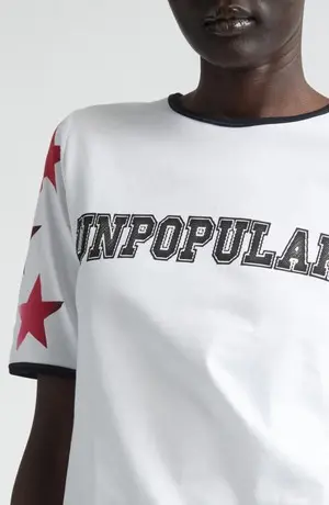 CHOPOVA LOWENA Graphic Ringer T-shirt