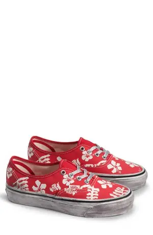 VANS Authentic Lace-up Sneakers - Red