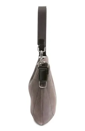 LEMAIRE Quiver Clip Suede Hobo Bag