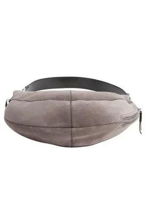 LEMAIRE Quiver Clip Suede Hobo Bag