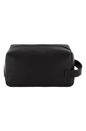 Vince Leather Dopp Kit - Black