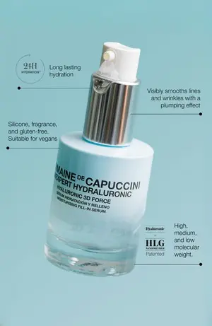 GERMAINE DE CAPUCCINI Hyaluronic 3d Force Hyaluronic Acid Hydrating & Plumping Serum