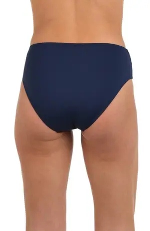 La Blanca Mid-rise Shaping Bikini Bottom